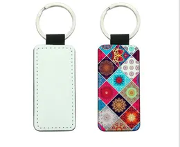 Keychain Sublimation Blank Pu Cloth Keychain Accessories Tassel Key ...