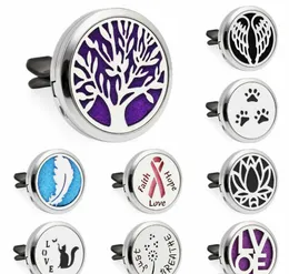 Stainless Steel 30mm Car Air Freshener Clip Aromatherapy Essential Oil ...