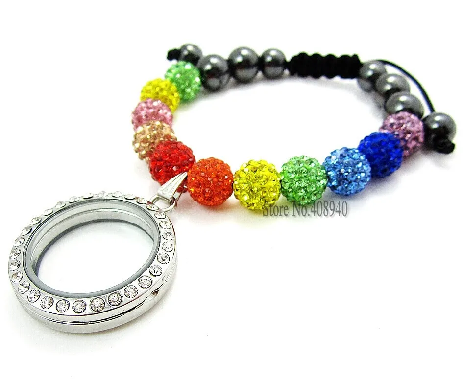 DHgate.com:Silver oval magnetic glass floating charm locket 28x34mm ...