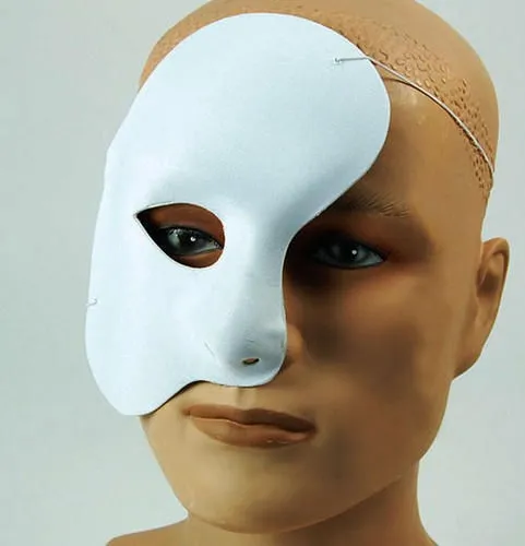Phantom Of The Opera Full/Half Face Mask Halloween & Christmas Costume ...