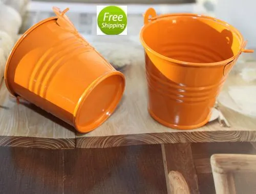 DHL ! Colors Mini Tin Pails Wedding Favors, Mini Bucket Favors,Tin ...