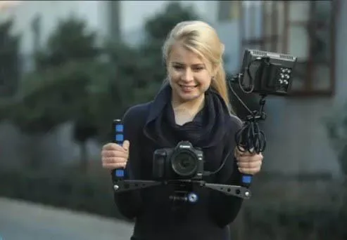 DSLR Rig Movie Kit Schouderbevestiging Voor Videocamera Canon 5D II III ...