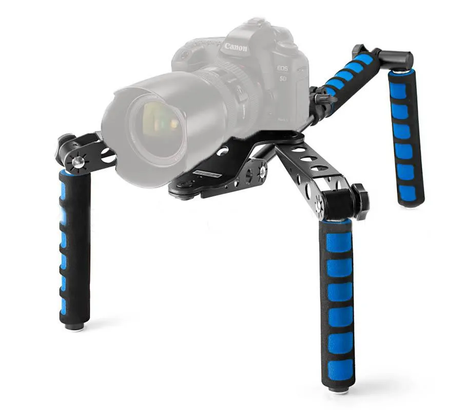 DSLR Rig Movie Kit Schouderbevestiging Voor Videocamera Canon 5D II III ...