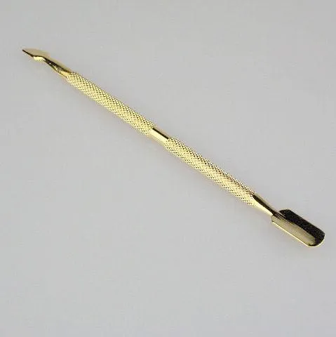 Cuticle Pusher TTS-07 Gold Stainless Steel Spoon Nail Cleaner for ...