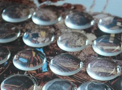 Clear Epoxy Stickers For Scrapbooking, Pendants, And Metal Rings For ...