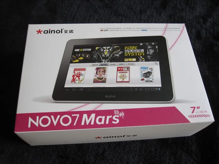 Ainol NOVO 7 Mars 7 Inch Andorid 4.0 Tablet Capacitive Screen 1G 8GB ...