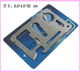 DHgate.com:Emergency Survival Multi Tool Card - Stainless Steel 11-in-1 ...