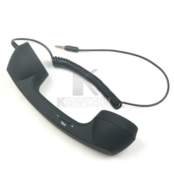 HD Phone Speaker MIC Retro POP Microphone Handset 3.5mm Plug For Iphone ...