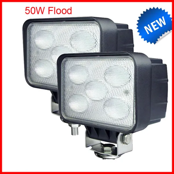 EMS 5.5 50W CREE 5 LED*10W CREE LED Work Light Off Road Truck SUV ATV ...