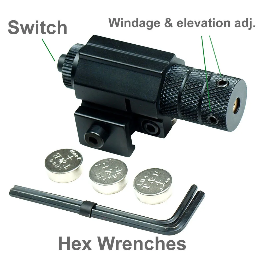 Mini Tactical Red Dot Laser Sight For Pistol,Handgun,Air Gun From ...