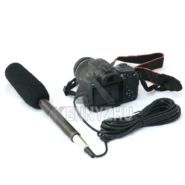 Pro Shotgun Microphone - Interview, Camera & Camcorder Mic with 3.5mm ...