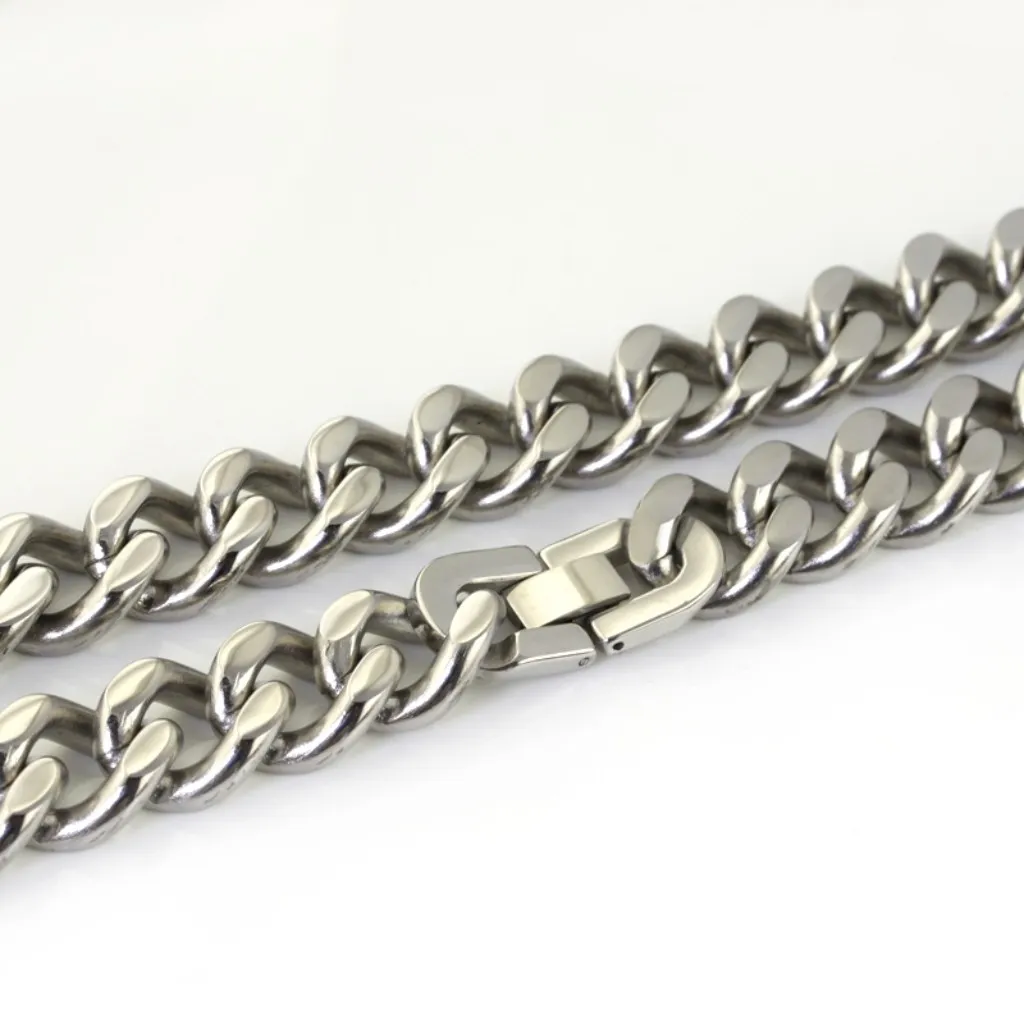 DHgate.com:15mm Large Silver Stainless Steel Link Chain Necklace for ...