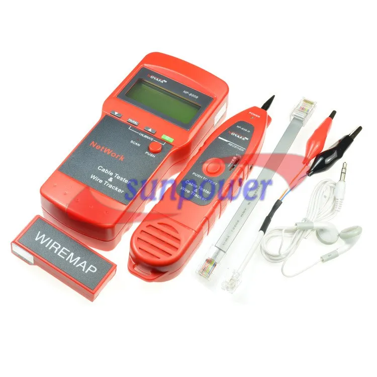 Network Cable Tester - RJ45, RJ11, Coaxial Cable Continuity Tester ...