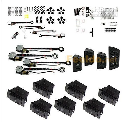 Car Universal Power Window Kits System For 4 Doors ,Used For Nearlly ...