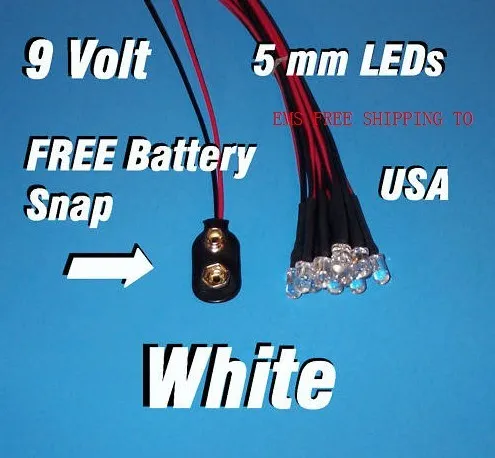 DHgate.com:Pre-Wired 9V Light Beads - 5mm, Perfect for DIY Lighting ...