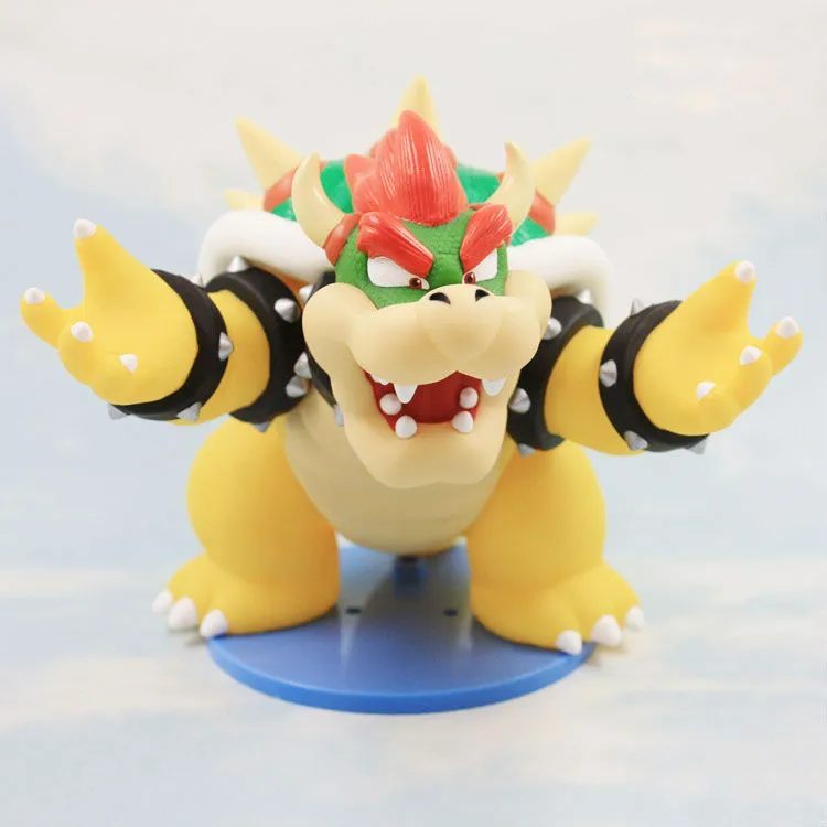 Super Mario 3D TIERRA Colección Figura Bowser / Koopa PVC Figure 13cm ...