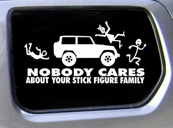 Stick Figure Family Stickers Funny