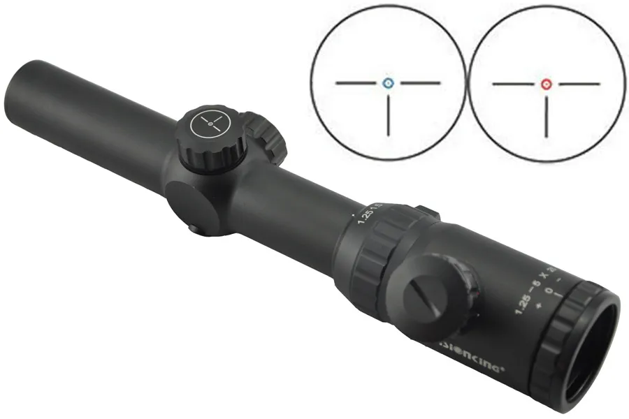 Hunting Monocular Riflescope: 1.25 5x26 Optics, 30mm Tube, Variable ...
