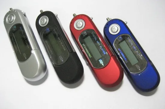 Portable 4GB MP3 Player with FM Radio & Digital Screen - Music ...