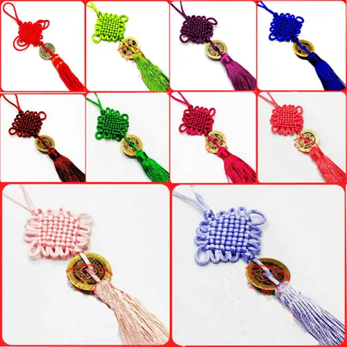 Color Car Ornaments Hanging Accessories Fashion Chinese Knot Home Decor ...