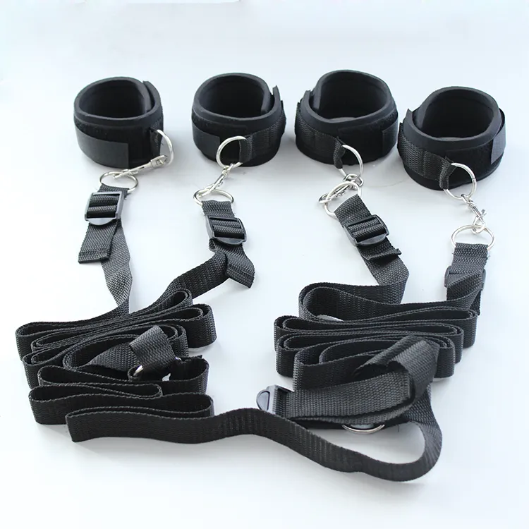 Under The Bed Restraint System Honeymoon Bondage Handcuffs Leg Cuffs