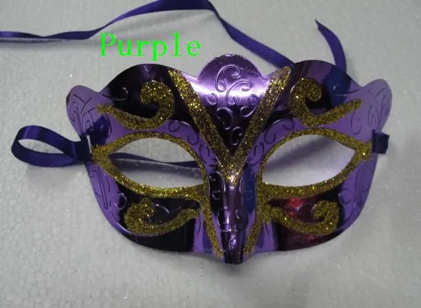 Mixed Color Gold Powder Painted Masquerade Rebreather Masks For ...