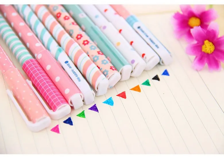 Wholesale New Cute Cartoon Colorful Gel Pen Set Kawaii Korean ...