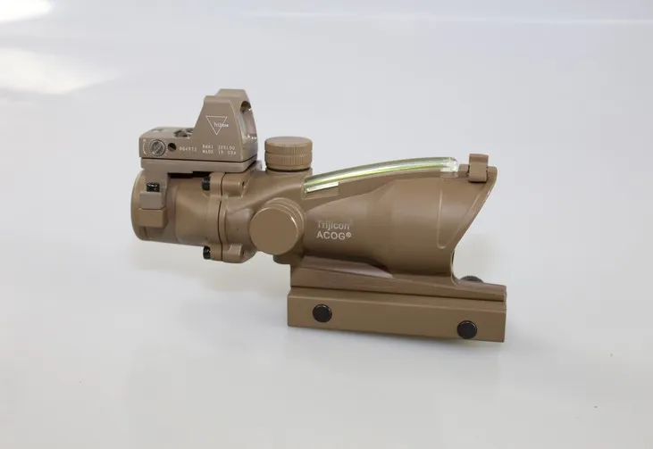 Trijicon ACOG Style 4X32 Red Illuminated Rifle Scope With RMR Micro Red ...