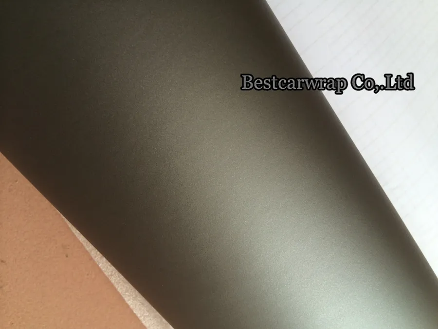 Metallic Matt Grey Gunmetal Gray Vinyl Car Wrapping Film With Air Drain ...
