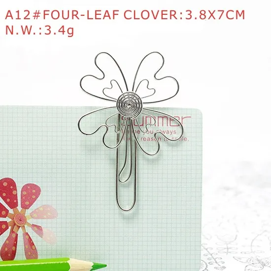 DHgate.com:Handcrafted Stainless Steel Paper Clip - Unique Clover ...