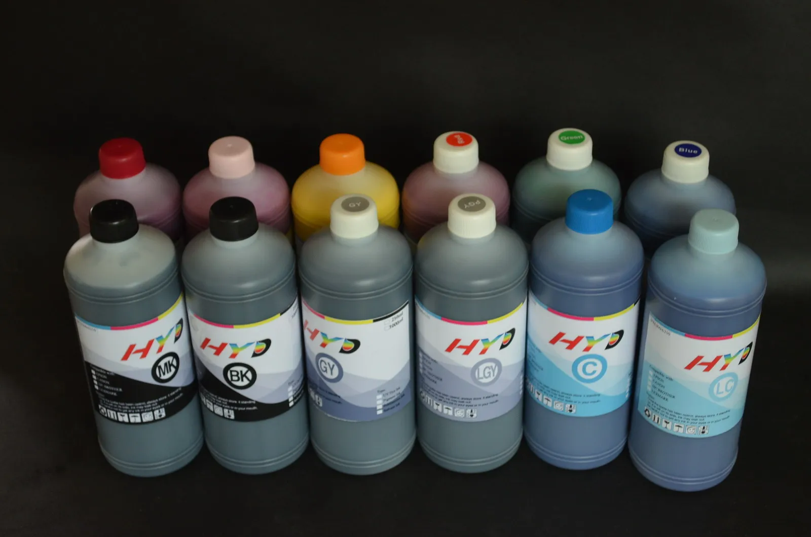 Hyd 12 Litres 12 Couleurs Encre Pigmentée Lucia Ex Pour Canon ...