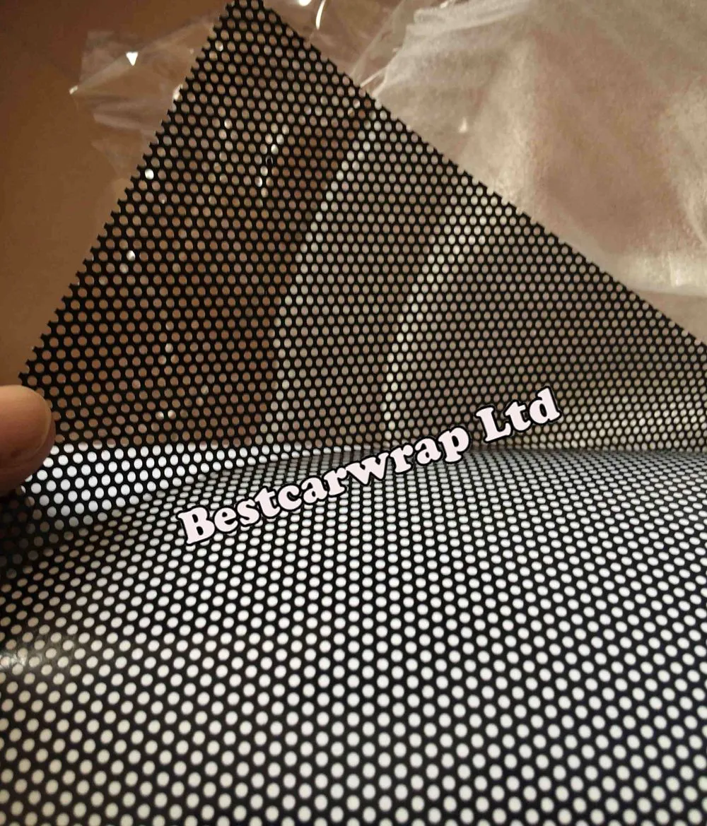 Headlight Tint Perforated Fly Eye Mesh Film Self Adhesive Vinyl, Road ...
