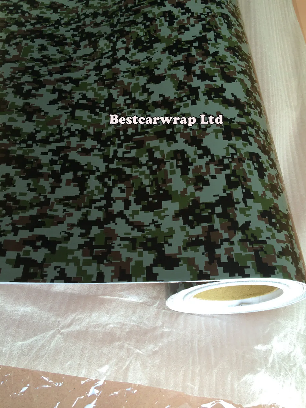 Digital Camouflage Vinyl Wrap High Quality Air Bubble Free Carbon Fiber ...