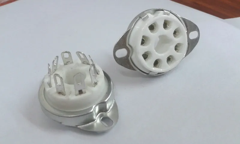 DHgate.com:8-Pin Ceramic Vacuum Tube Socket Top Mount Octal Valve Base ...