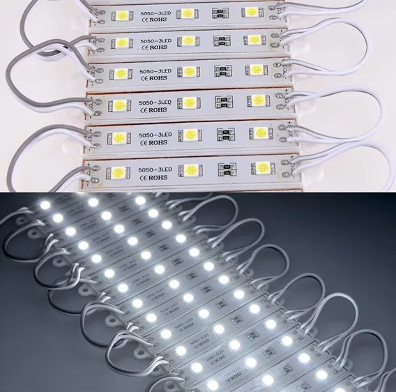 SMD Module LED Waterproof Lamps: 5050 SMD LED, 3 LED Modules, 12V LED ...