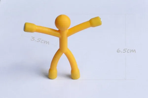 Magnetic Toy Blocks: Mini Q Man Magnet Figures, Bendable Magnetic Toys ...