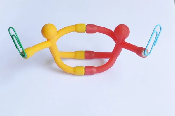 Magnetic Toy Blocks: Mini Q Man Magnet Figures, Bendable Magnetic Toys ...