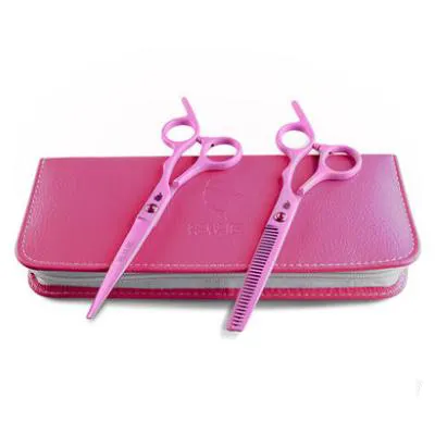 DHgate.com:Pink Professional Salon Hairdressing Scissors Set - 6 ...