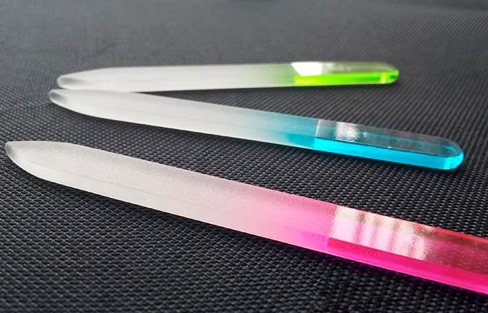High Quality Crystal Glass Nail File Buffer Art Files for Manicure UV ...