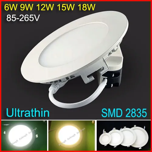 DHgate.com:6-15W Dimmable LED Recessed Ceiling Downlights, 3 Color ...