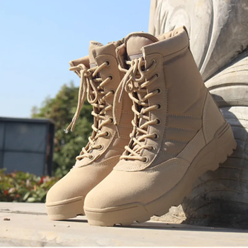 Military Leather Boots For Men