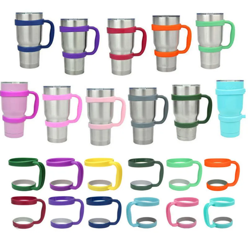 Reusable Travel Mug Handle - Portable Plastic Grip for 30oz Cups ...