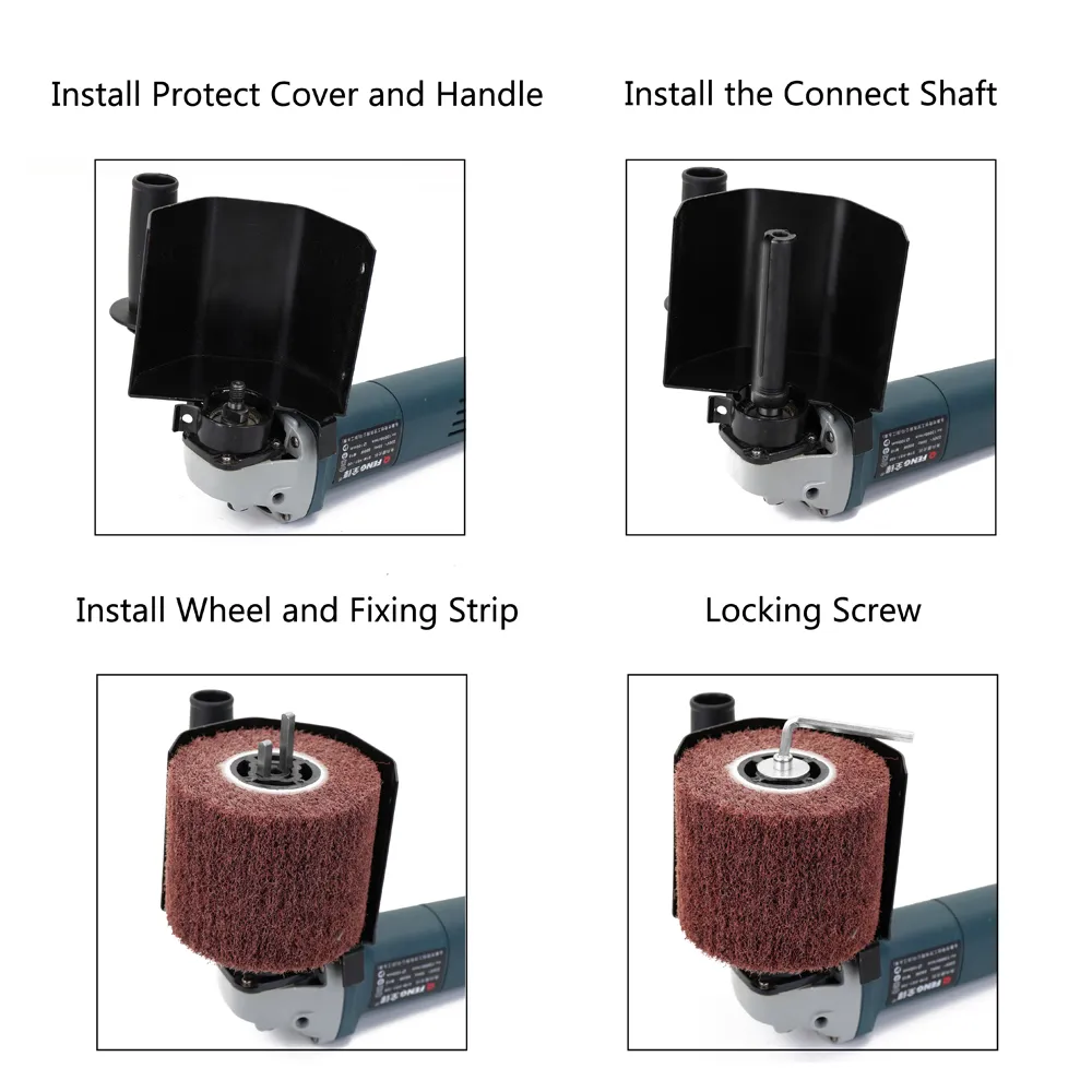 Multifunctional Angle Grinder Attachment Kit - Burnishing, Polishing ...