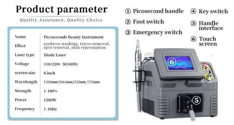 Ace Professional Nd Yag Laser Picosecond Laser Tattoo... From ...