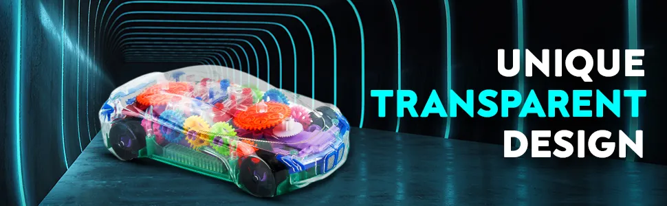 Electric Transparent Car With Mechanical Battery Operated Race Motor ...