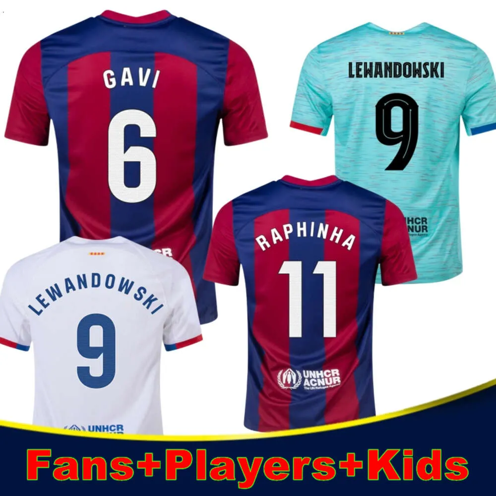 23 24 125th LEWANDOWSKI PEDRI GAVI Barcelonas Soccer Jerseys LAMINE ...