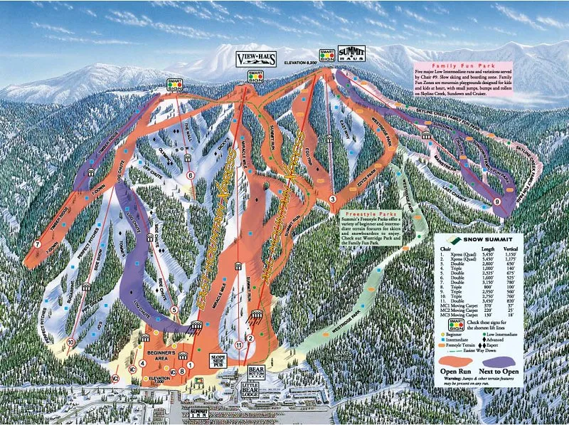 The Ultimate Guide to Snow Summit Map
