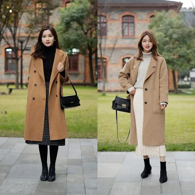 Stylish and Elegant Spring Outfits: Coat + Skirt Pairings