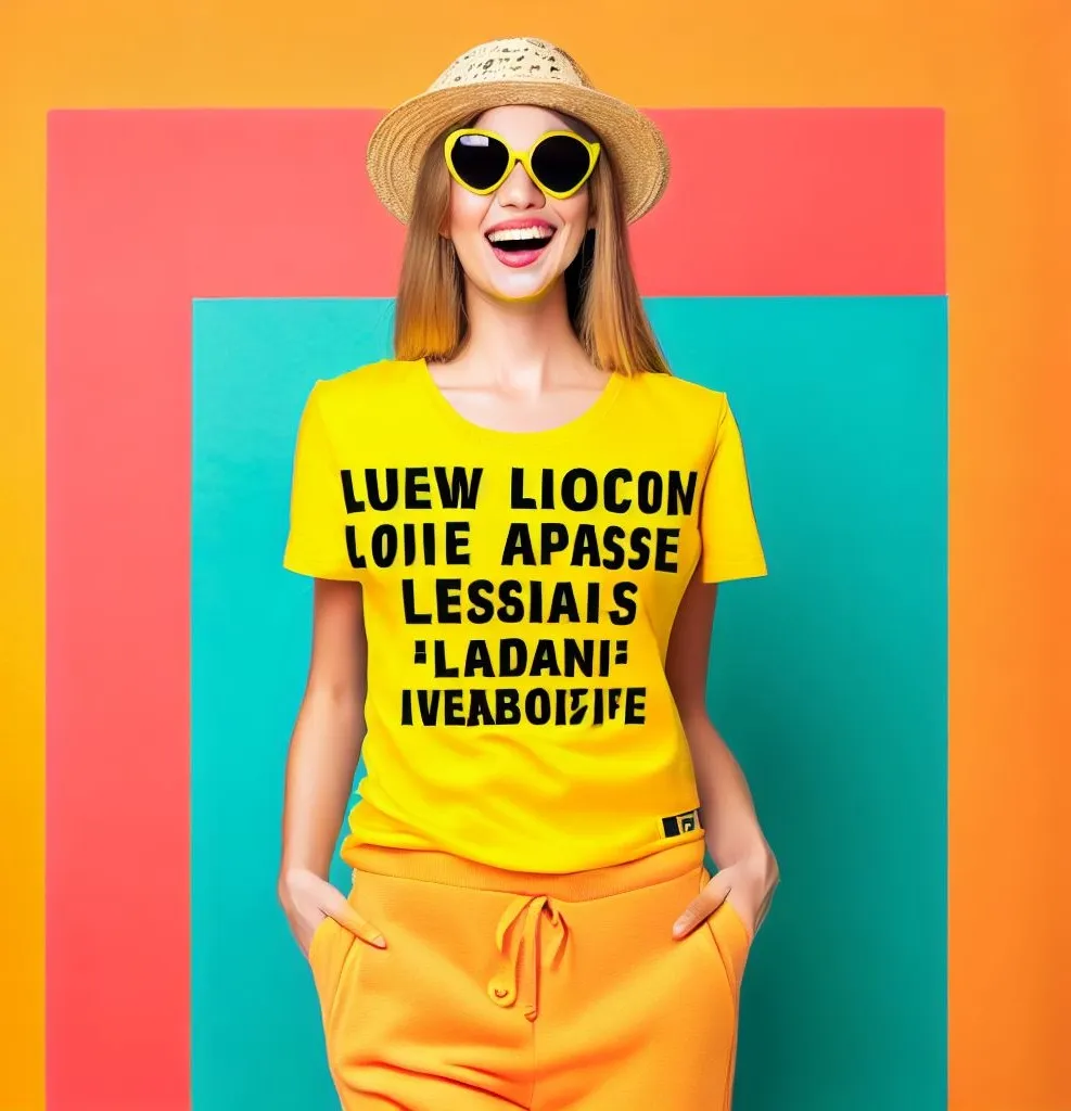 Express Positivity and Love for Life with Vibrant Casual Wear