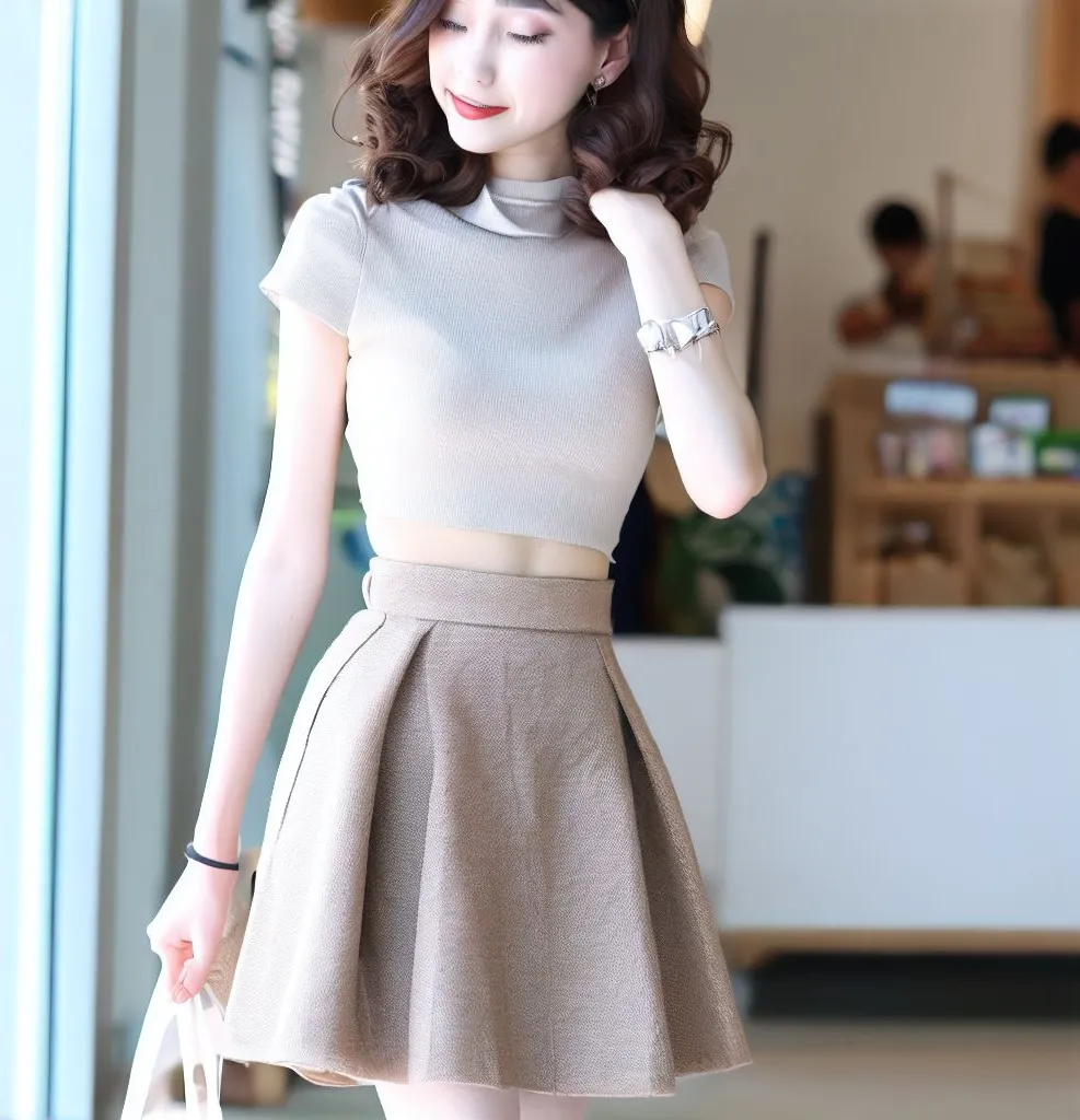 Tips for Stylish Short Top and High Waist Skirt Pairings